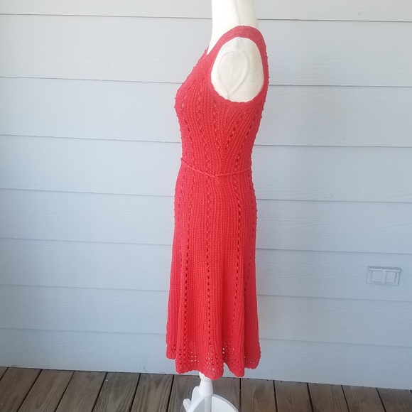 kate spade | Dresses | Kate Spade Textured Knit Dress In Paprika | Poshmark